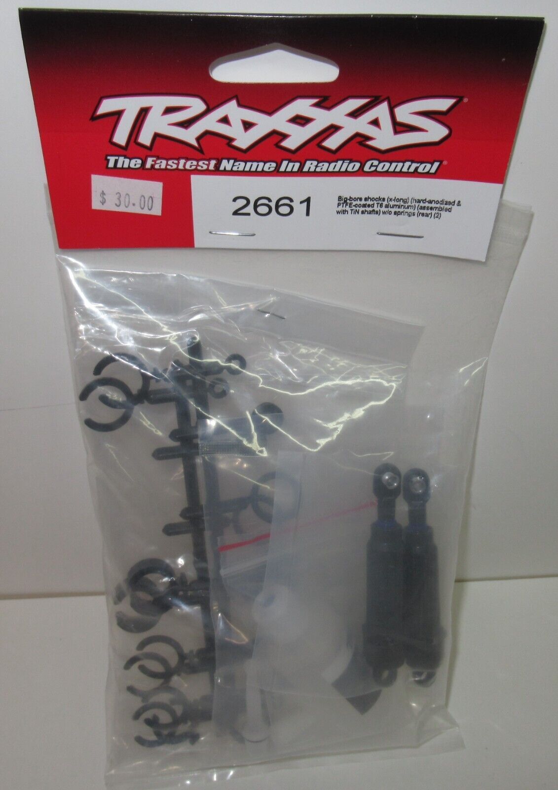 Traxxas Big Bore Shocks (X-Long) (Hard Anodized Aluminum) Assembled ...