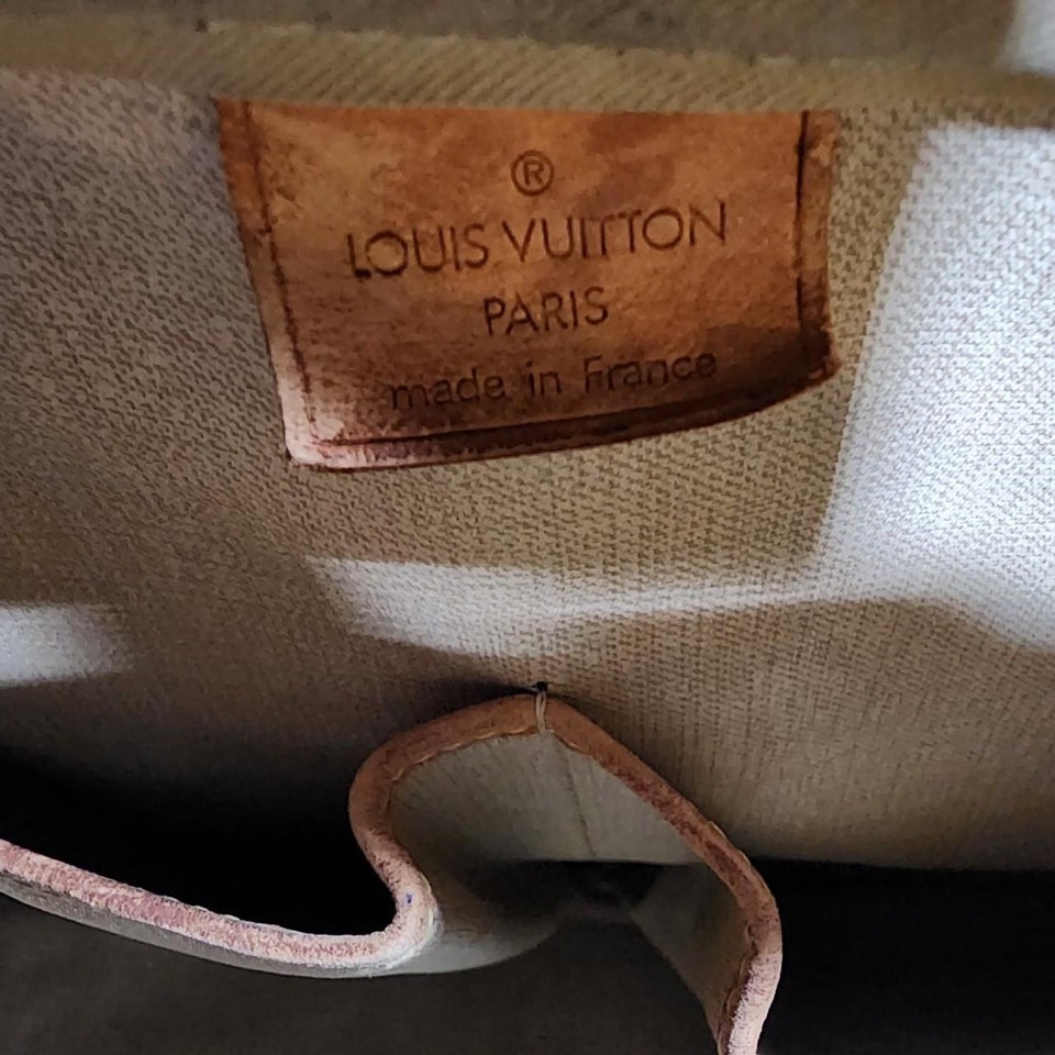 Authentic Louis Vuitton Deauvulle Monogram Bag Luggage Travel Tag Pre ...