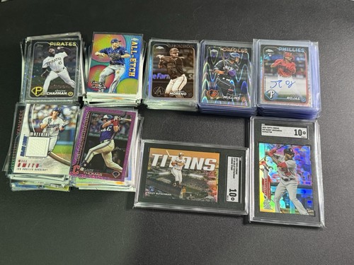 Huge MLB Baseball Card Lot Auto’s Relics Numbered SGC 10 Parallels And ...