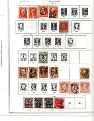 Silk's Stamps - USA Back of the Book Collection on a Minkus Album Page ...