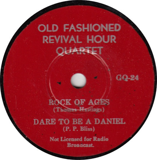 Old Fashioned Revival Hour Quartet - Onward Christian Soldiers / Rock ...