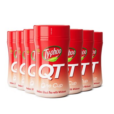 Typhoo QT • Instant One Cup Tea with Whitener • 125g x 12 (Multipack ...