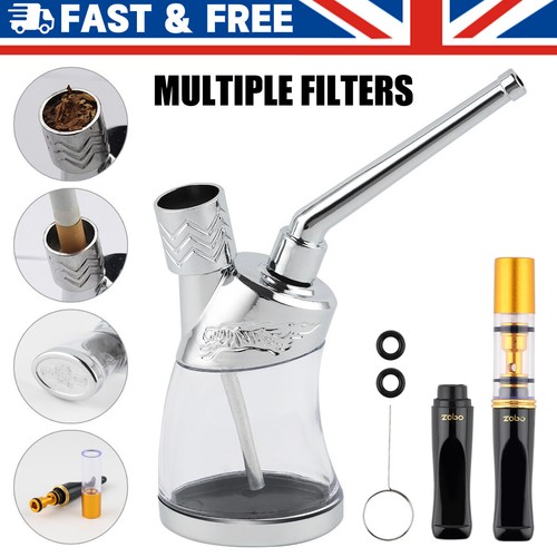 Mini Small Water Bong Herb Smoking Pipe Portable Tobacco Hookah Shisha ...