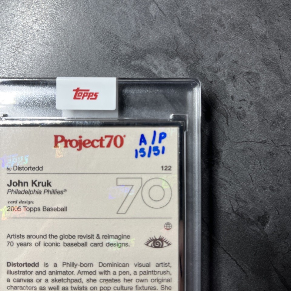 2021 Topps Project 70 Artist Proof #122 John Kruk by Distortedd AP /51 ...