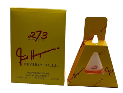 273 Rodeo Drive Fred Hayman Beverly Hills Exceptional Perfume 1/8 oz ...