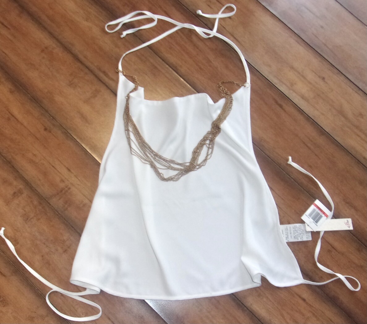 L8TER ~ New NWT Size XS ~ VINTAGE Y2K! Sexy Open Back Chain Halter Club ...