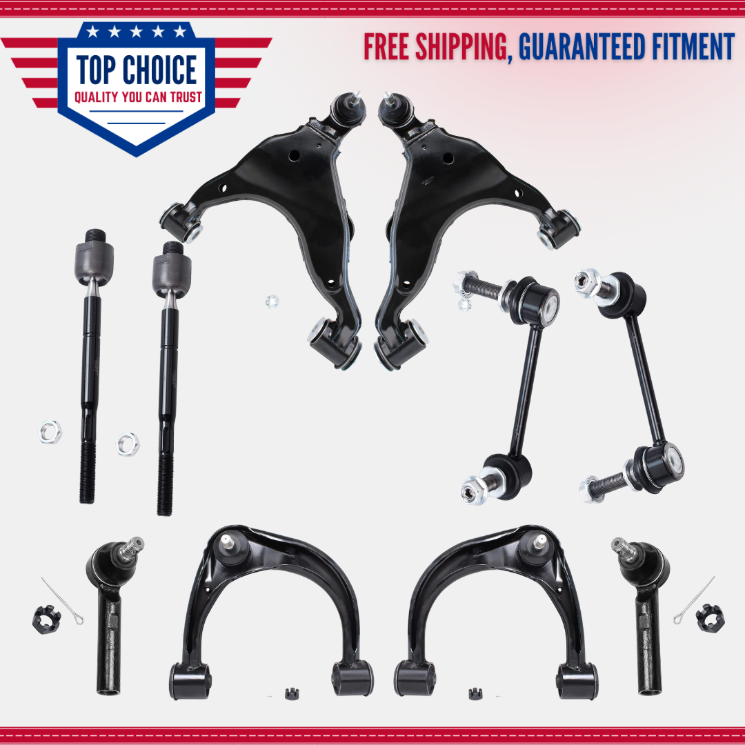 Front Control Arms Tie Rods Suspension Kit for 2003-09 Toyota 4Runner ...