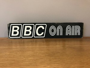 BBC ON AIR Vintage Old Style Wood Sign Studio Memorabilia Studio ...