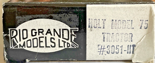 Rio Grande Models Holt Model 75 Tractor HO | eBay