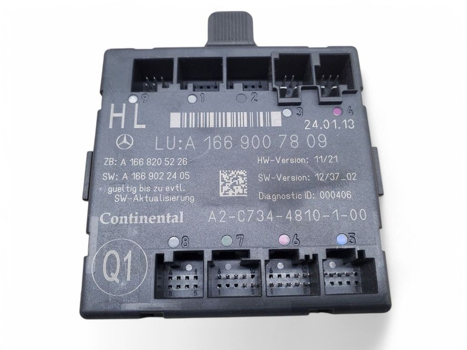 Mercedes-Benz GL X166 2013 Left front door control unit module ATV94813 ...