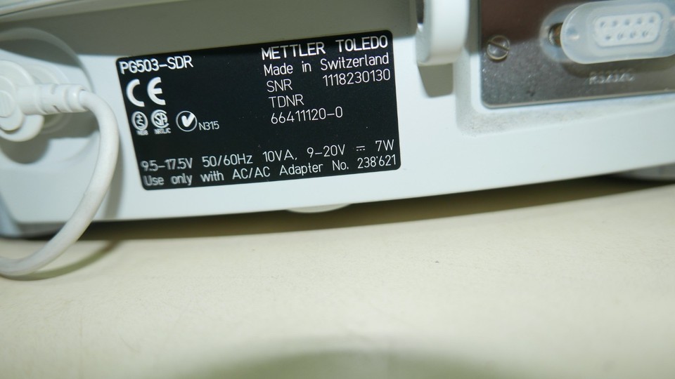 Mettler Toledo Scientific Scale PG503-S Delta Range with Draft Shield ...