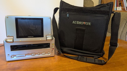 Audiovox VBP2000 Portable VCR VHS Player 5" LCD Tested Works Good "Read ...