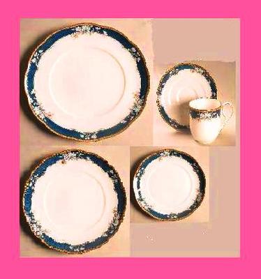 Noritake Sandhurst 5 Piece Place Setting, Fine China Dinnerware “MINT ...