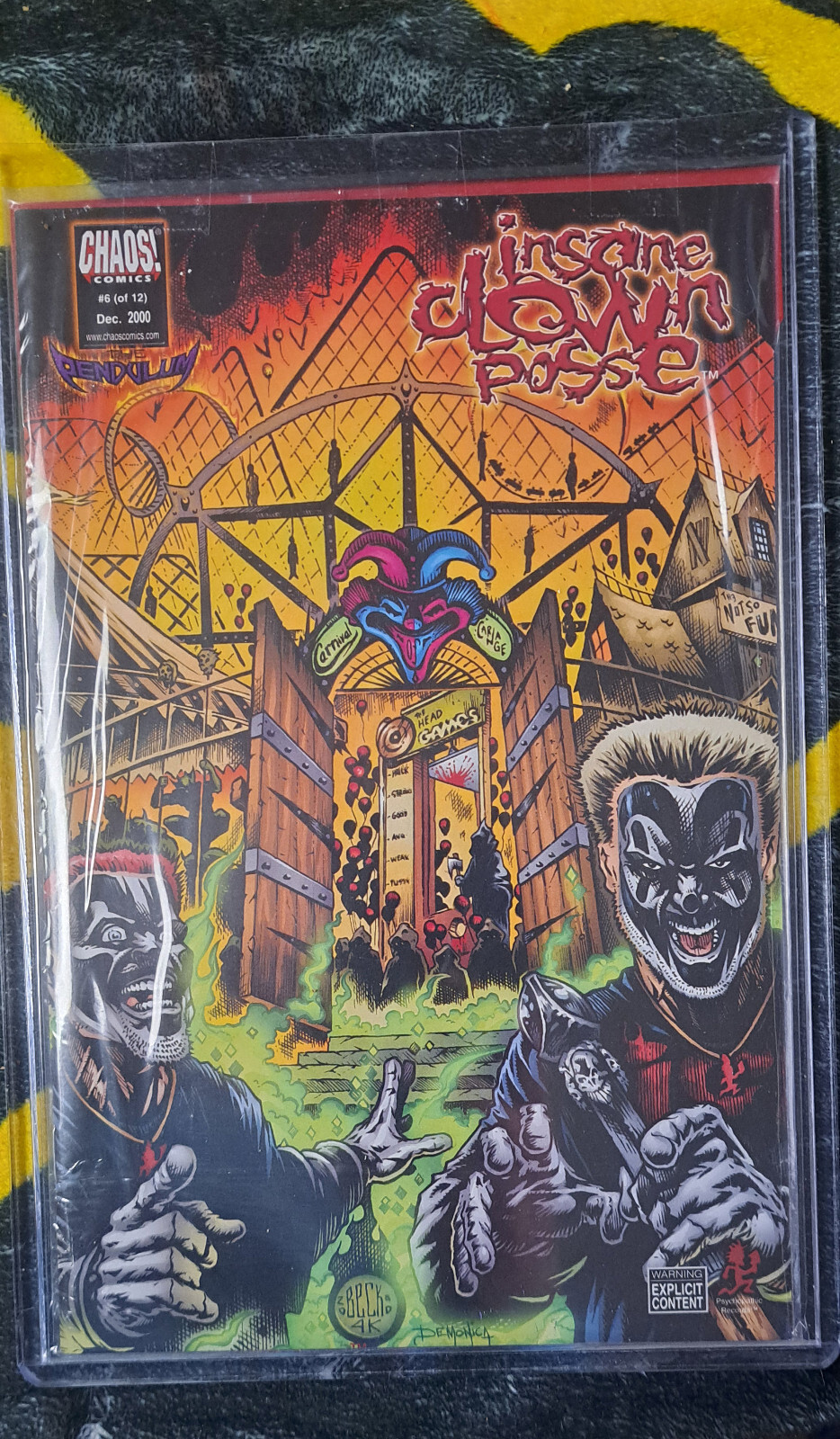 Insane Clown Posse ICP The Pendulum #6 Comic Book & CD Mint Sealed in ...