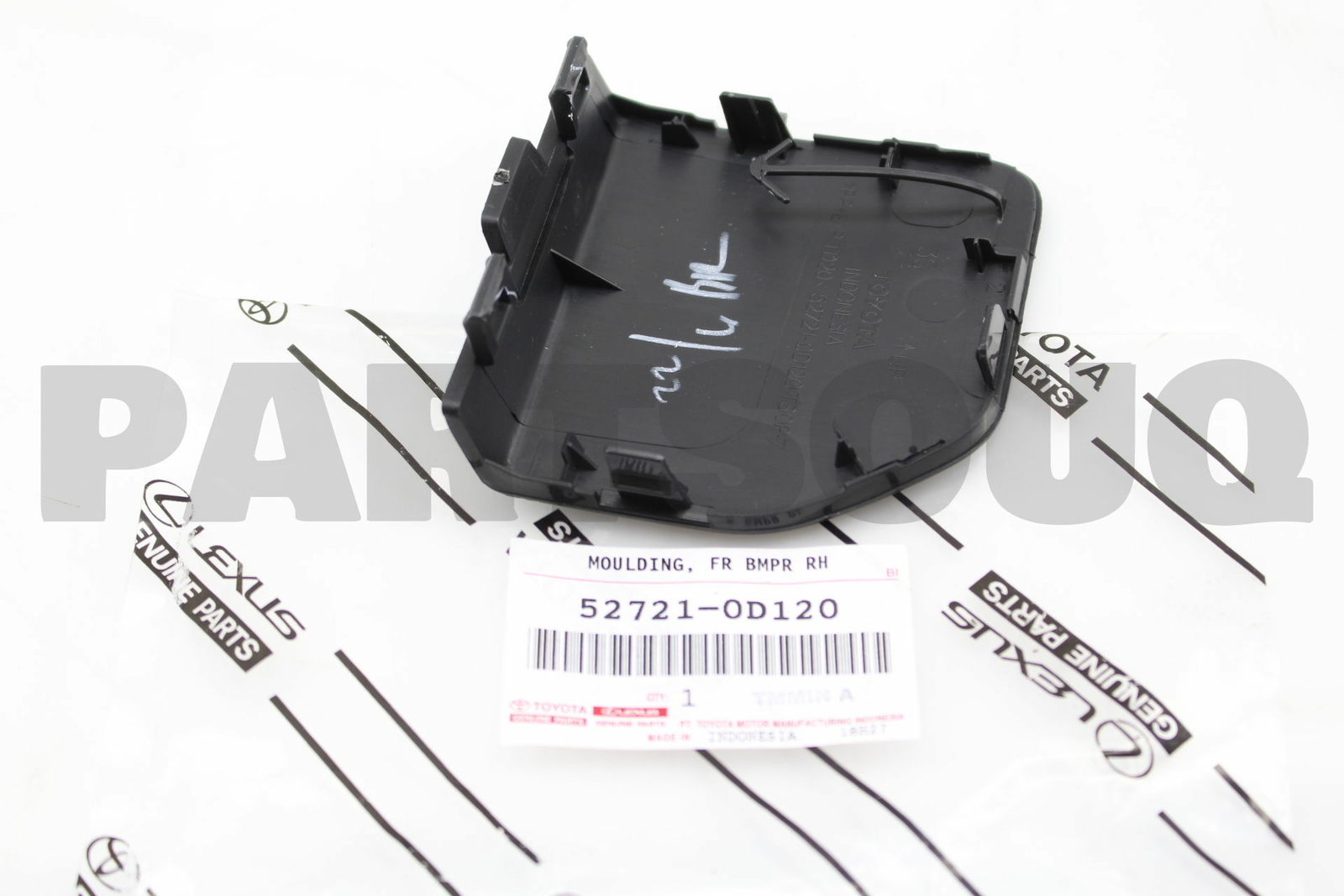 527210D120 Genuine Toyota COVER, FRONT BUMPER HOLE 52721-0D120 | eBay