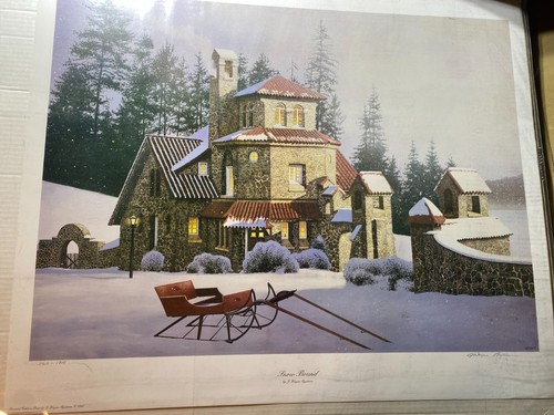 J Wayne Bystrom 1995 "Snow Bound " - Signed And Numbered Limited ...