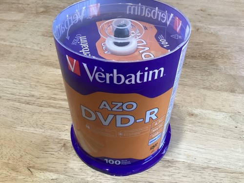 Verbatim® AZO DVD-R Discs, 4.7GB, 16x, Spindle, 100/Pack | eBay