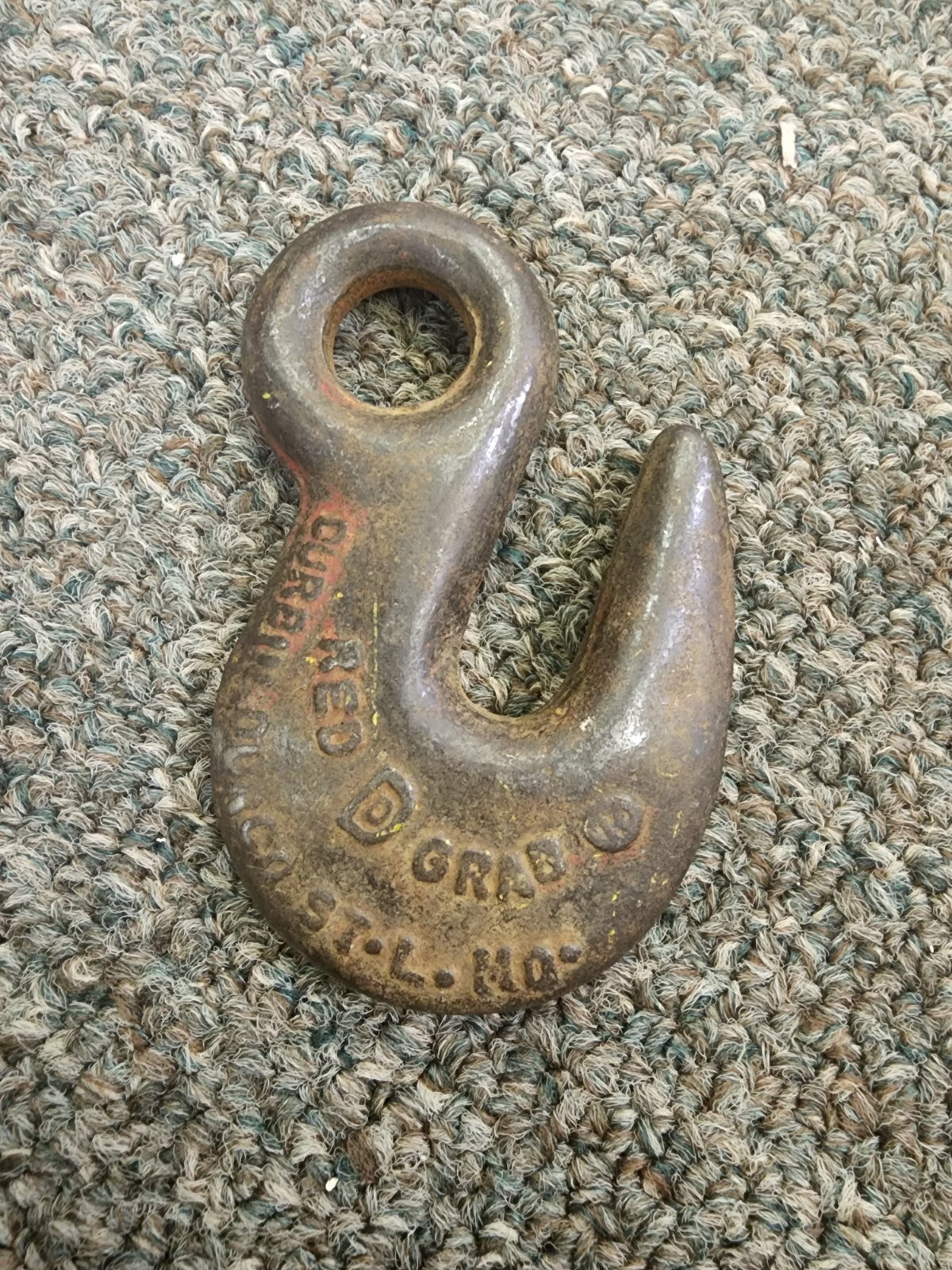 4" Red-D-Grab Hook STEAMPUNK VINTAGE ANTIQUE FARM DECOR RETRO RUSTY | eBay