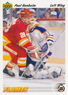 1991-92 Upper Deck #472 PAUL RANHEIM - Calgary Flames | eBay.de