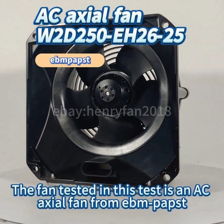Ebmpapst Fan W2D250-EH26-25 400/480V 0.21/0.25A Siemens Servo Spindle ...