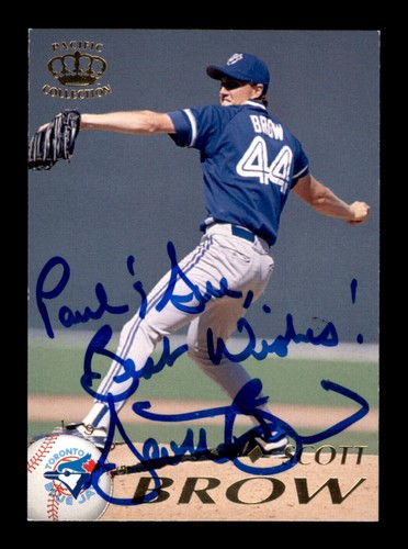 1995 Pacific - Scott Brow - On Card Autograph | eBay