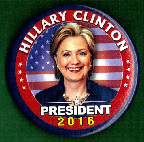 2016 Hillary Clinton 2.25" /"Patriotic" Presidential Campaign Button ...