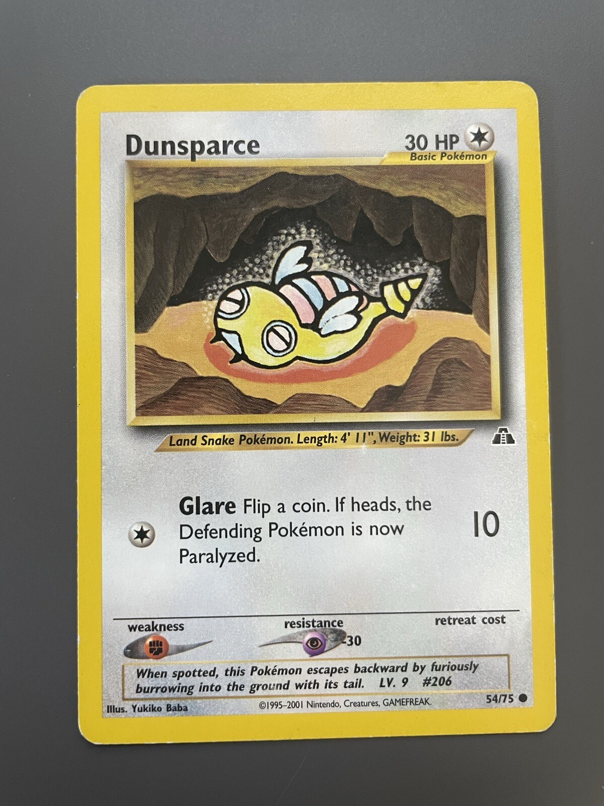 Dunsparce - 54/75 Neo Discovery TCG Pokemon | eBay