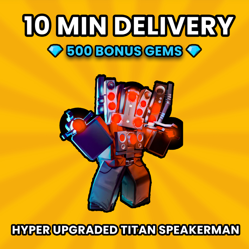 ⏳ 10 MIN DELIVERY ⏳ Toilet Tower Defense (TTD) ALL UNITS + GEMS 💎 CHEAP ...