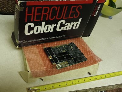Copyright 1984 Hercules Color Card. Color Graphics & Printer Card For ...