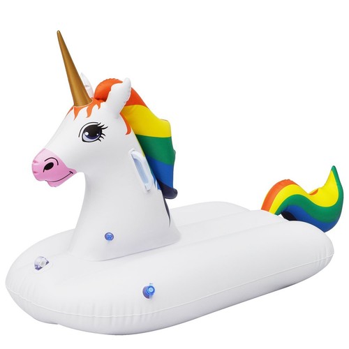 Unicorn design Inflatable pool raft float for kids and toddler 49" Long ...