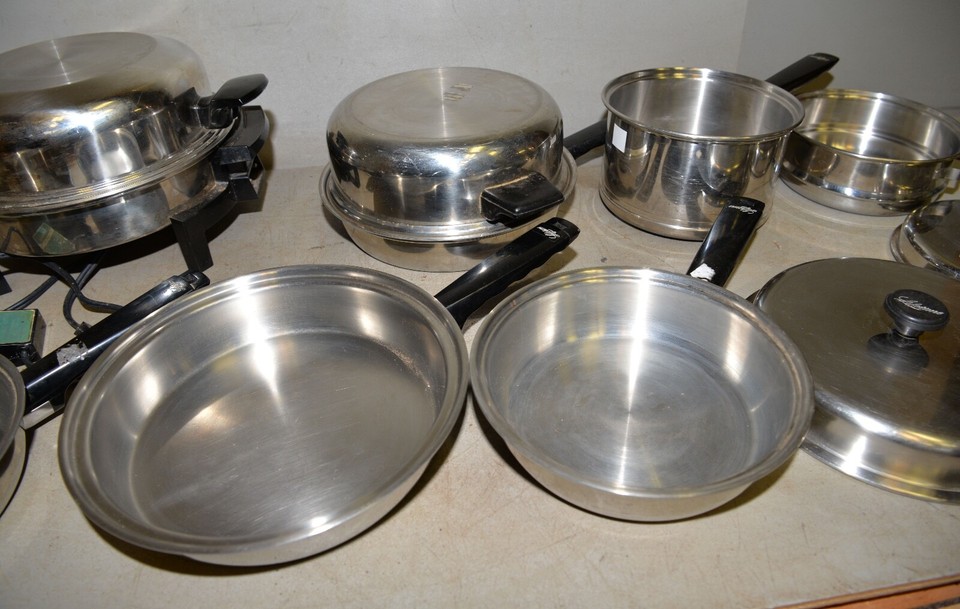 Vintage Lifetime cookware 12 pcs collectible quality chef pots & pans ...