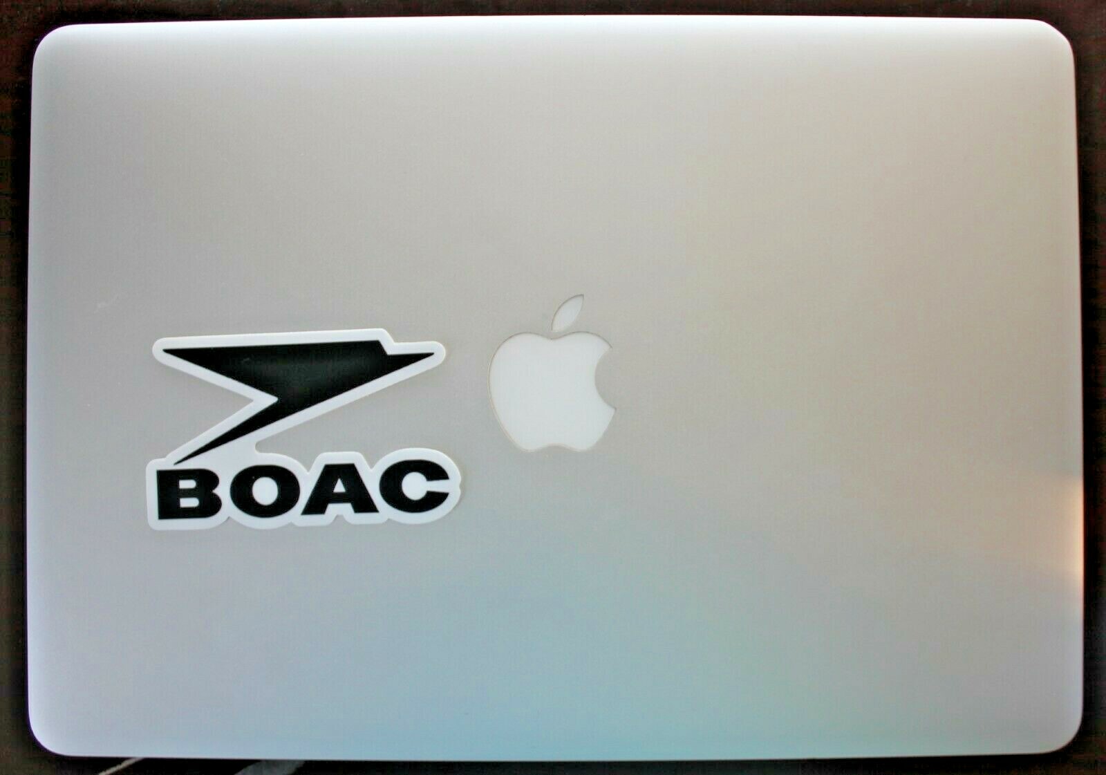 Vintage British Overseas Airways Corporation BOAC 3 inch Logo Sticker ...
