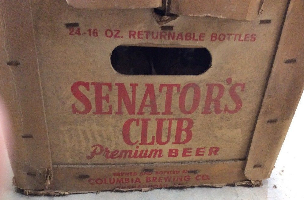 Senator’s Club Beer Full Case of Empty 16oz Bottles vintage rare!! with ...