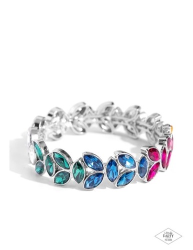 Paparazzi Gilded Gardens LOP Pink Diamond Multi Colored Bracelet | eBay