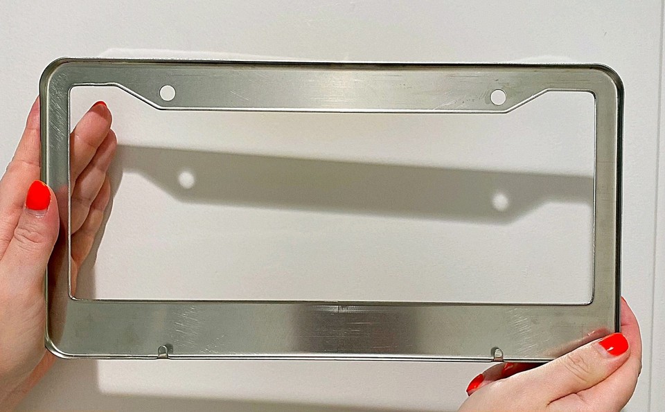 Eco Friendly Not Elon Friendly Stainless Steel License Plate Frame | eBay