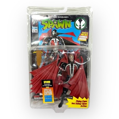 Spawn Comic Book Action Figure Toy 1994 McFarlane Flying Cape ...