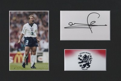Stuart Pearce Hand Signed Mount A4 Autograph Inc COA England | eBay UK
