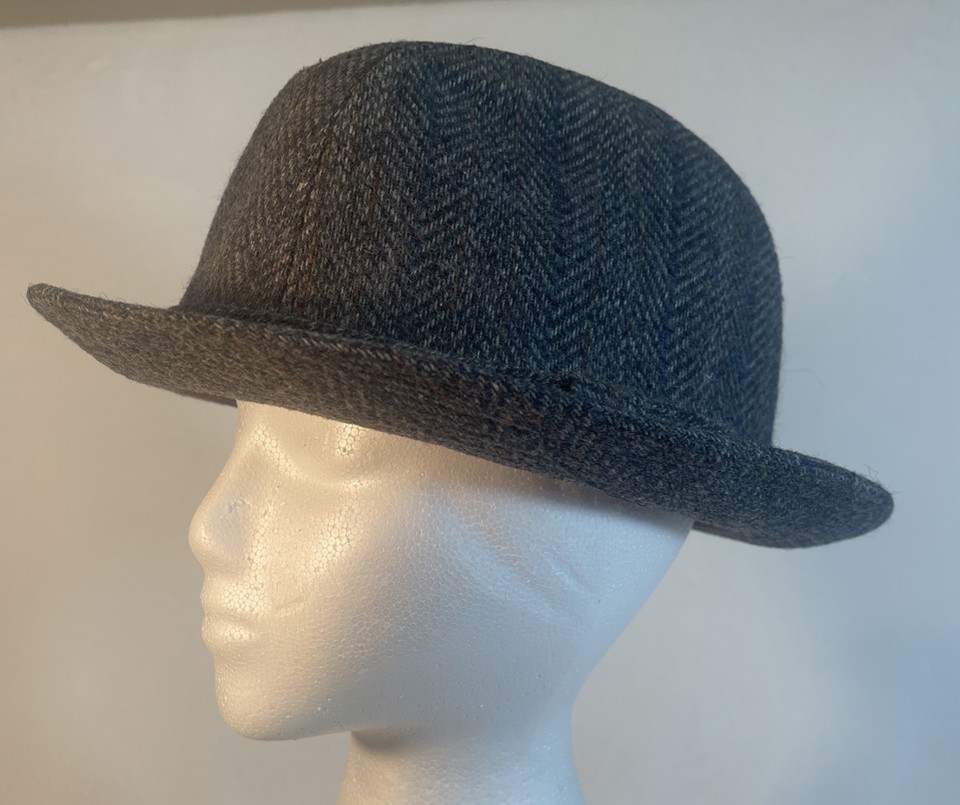 Dorfman Pacific Stockton Trilby Wool Blend Tweed Fedora Hat Gray Adult ...