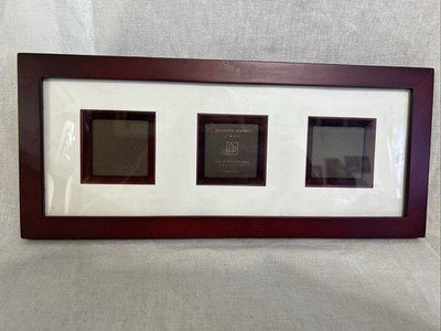 Jennifer Moore Frames Three For 2 X 2 Pictures White Border I Mahogany ...