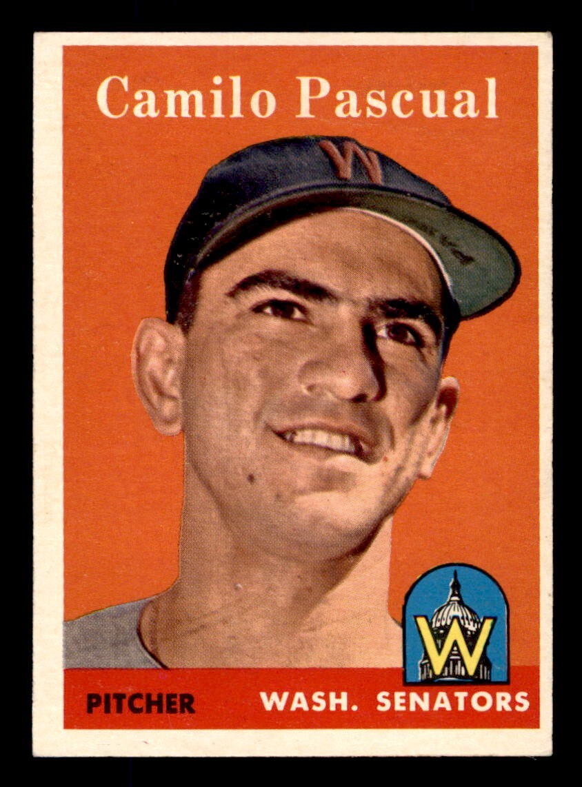 1958 Topps Baseball #219 Camilo Pascual GD *e3 | eBay