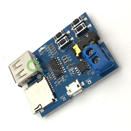 TF card U disk MP3 format decoder board amplifier decoding audio player ...