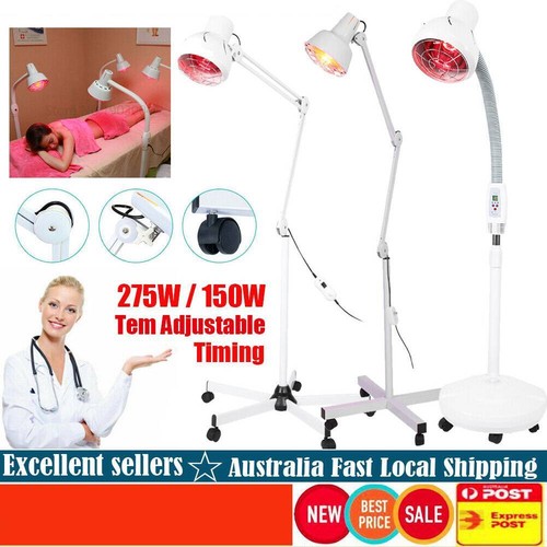 Infrared Heat Light Therapeutic Therapy Lamp Pain Relief Floor Stand ...
