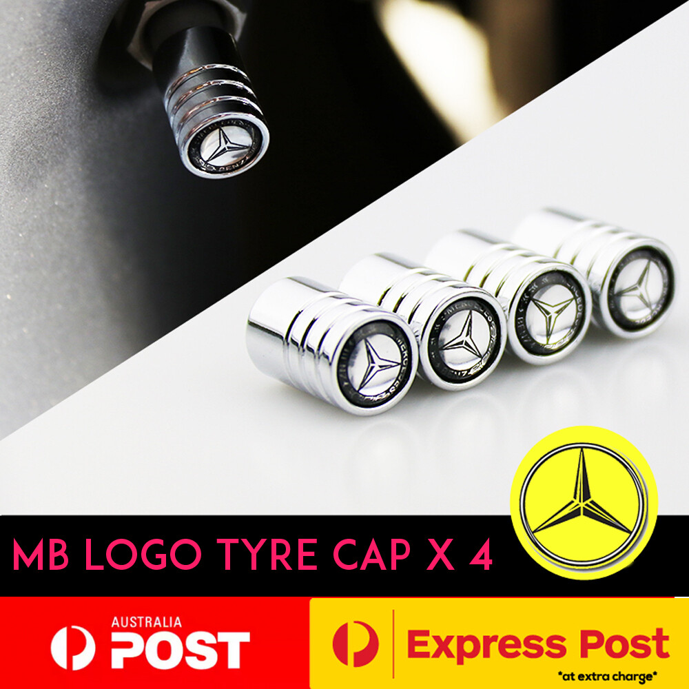 Mercedes-Benz Car Tyre Stems Valve Dust Cover Cap AMG C63 CLA45 A45 E63 ...