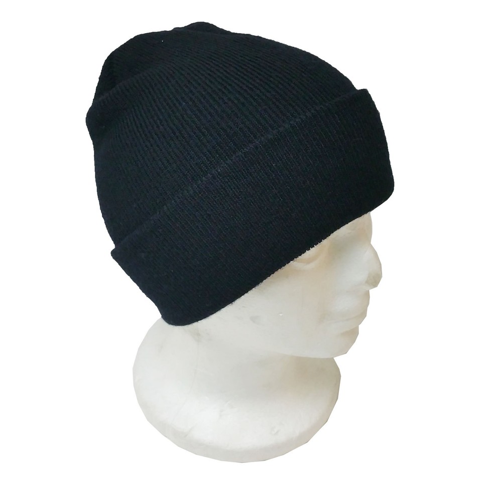 2 PCS Black Knit Beanie Ski Cap Skull Hat Outdoor FashionSolid | eBay