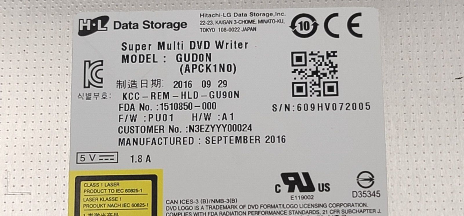 OEM DVD Drive Kit for Panasonic CF-54 Toughbook CF-WDM542R w/ribbon ...