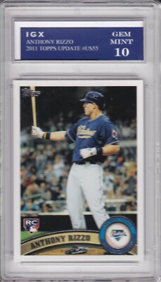 ANTHONY RIZZO ROOKIE CARD 2011 Topps Update GEM MINT 10 $$ BASEBALL RC ...