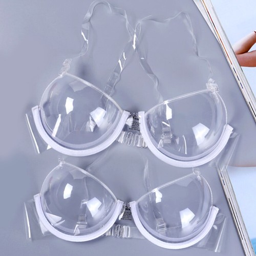 Sexy Transparent Bh Damen Klar Push Geschnürt Bralet Ultra-Dünne Sehen ...