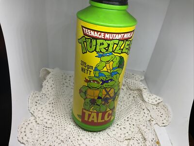 TEENAGE MUTANT NINJA TURTLES 1990 TALCUM POWDER UNUSED RARE | eBay ...