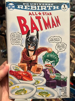 All Star Batman number 1 original art cover Lego Batman and Joker ...
