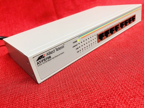 Allied Telesis AT-FS708 Centrecom 8-Port Switch 10/100 Mbps Fast ...